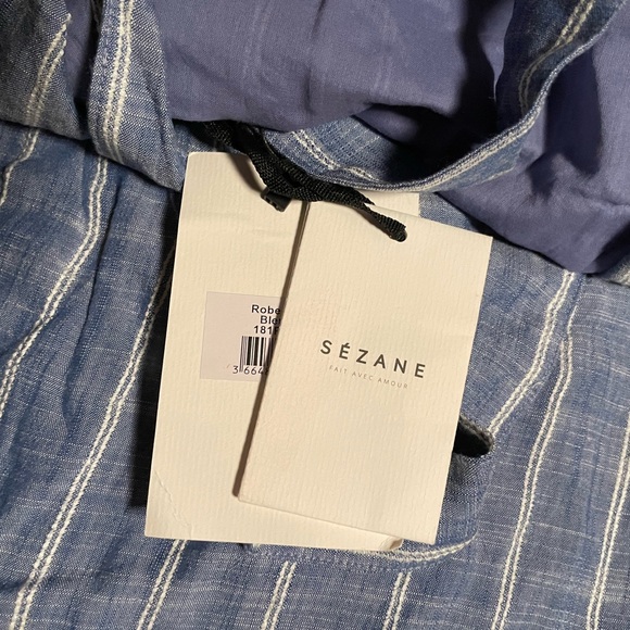 Sezane | Dresses | Sezane Carene Stripe Dress | Poshmark
